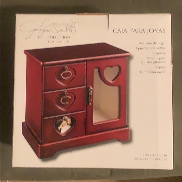 Jaclyn Smith | Accents | Any 2 Red Flag Items For 5 Nib Walnut Finish ...